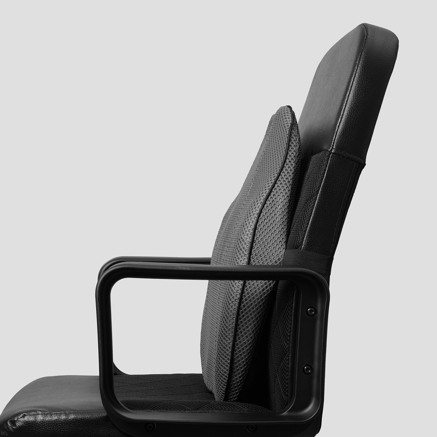 HOPSLAG lumbar cushion dark grey - IKEA