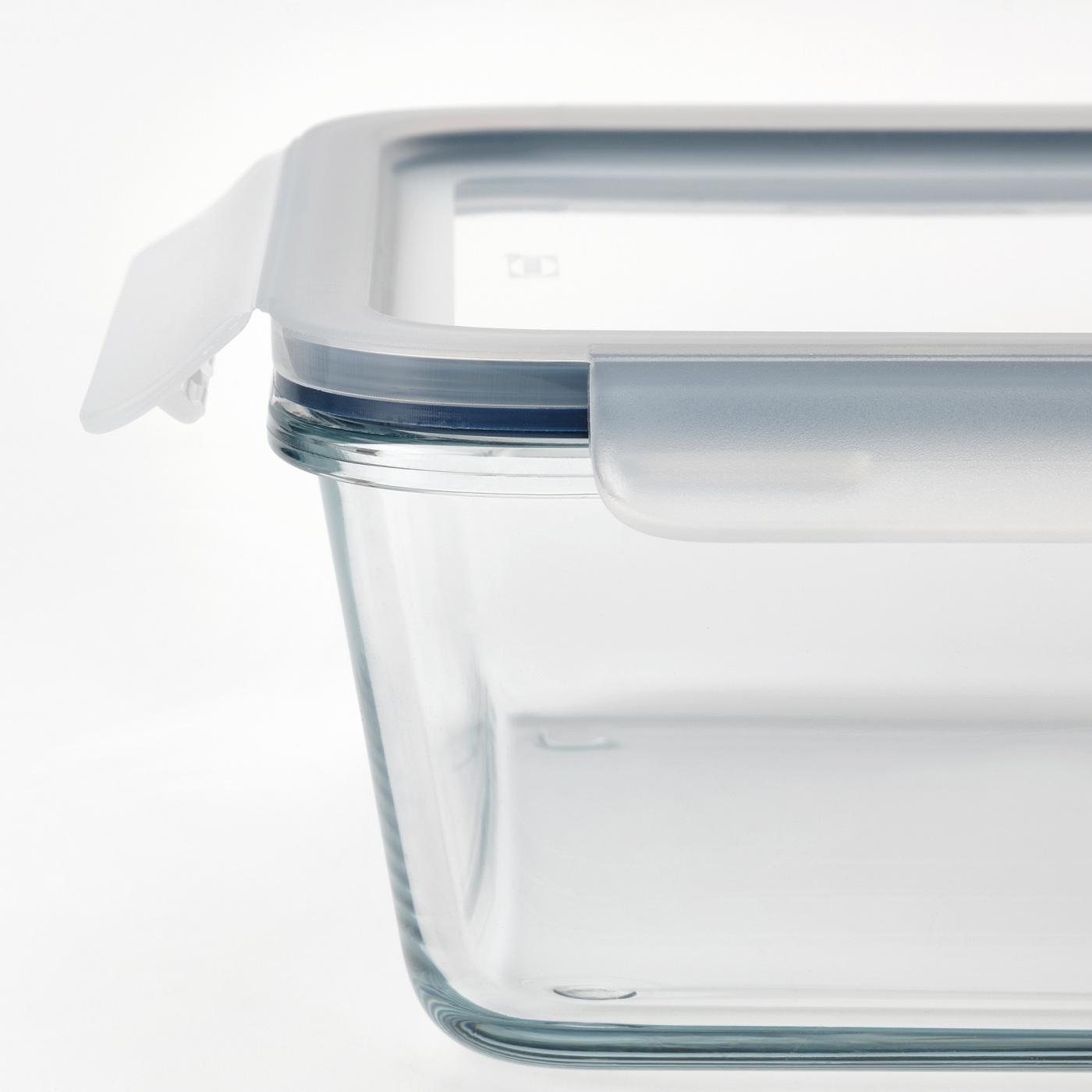 IKEA 365+ food container with lid square glass/plastic - IKEA
