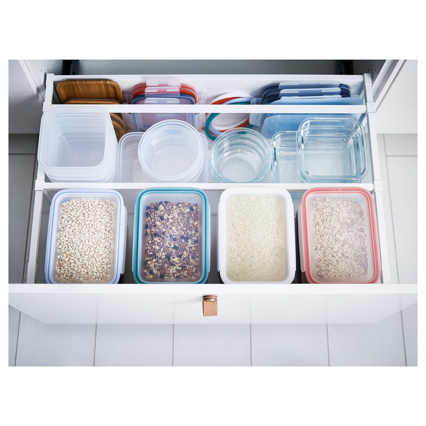 IKEA 365+ food container with lid square/plastic - IKEA