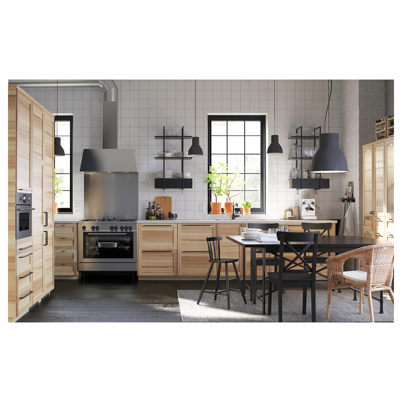 INGOLF chair brown-black - IKEA