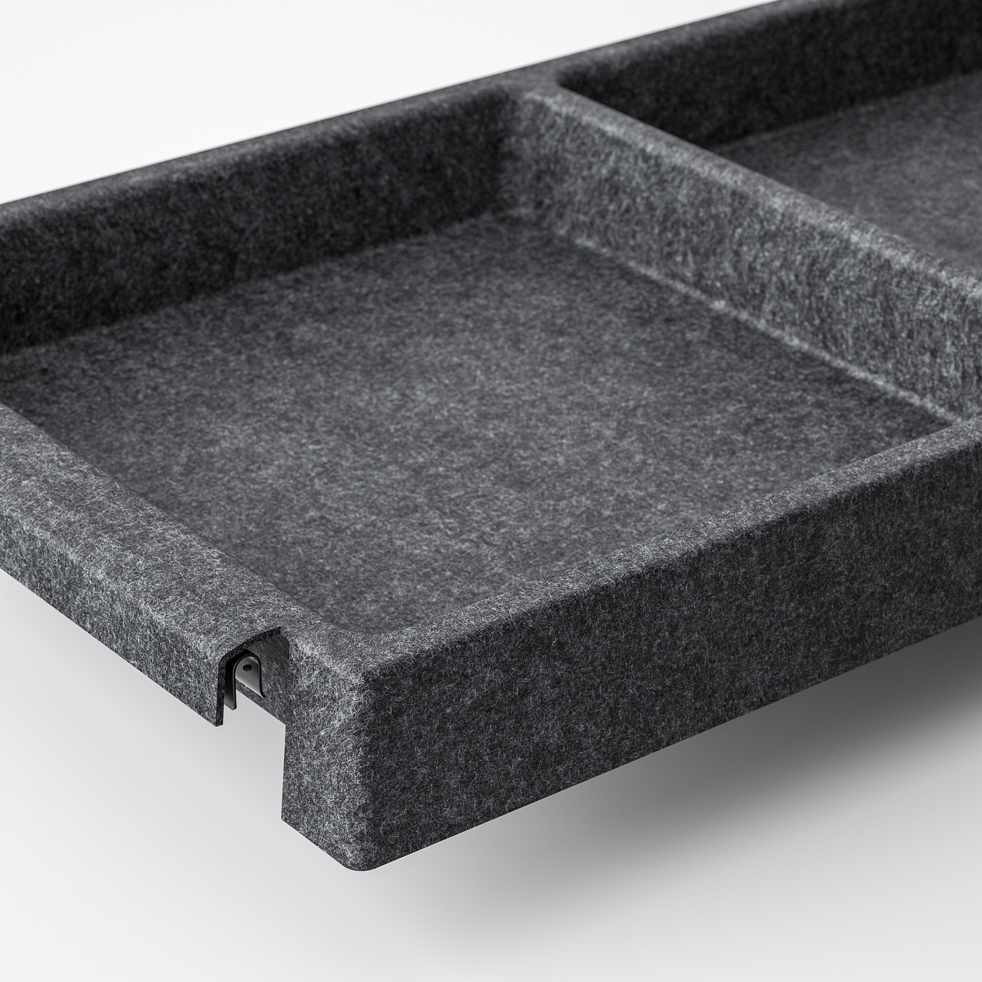IVAR shelf dark grey/felt - IKEA