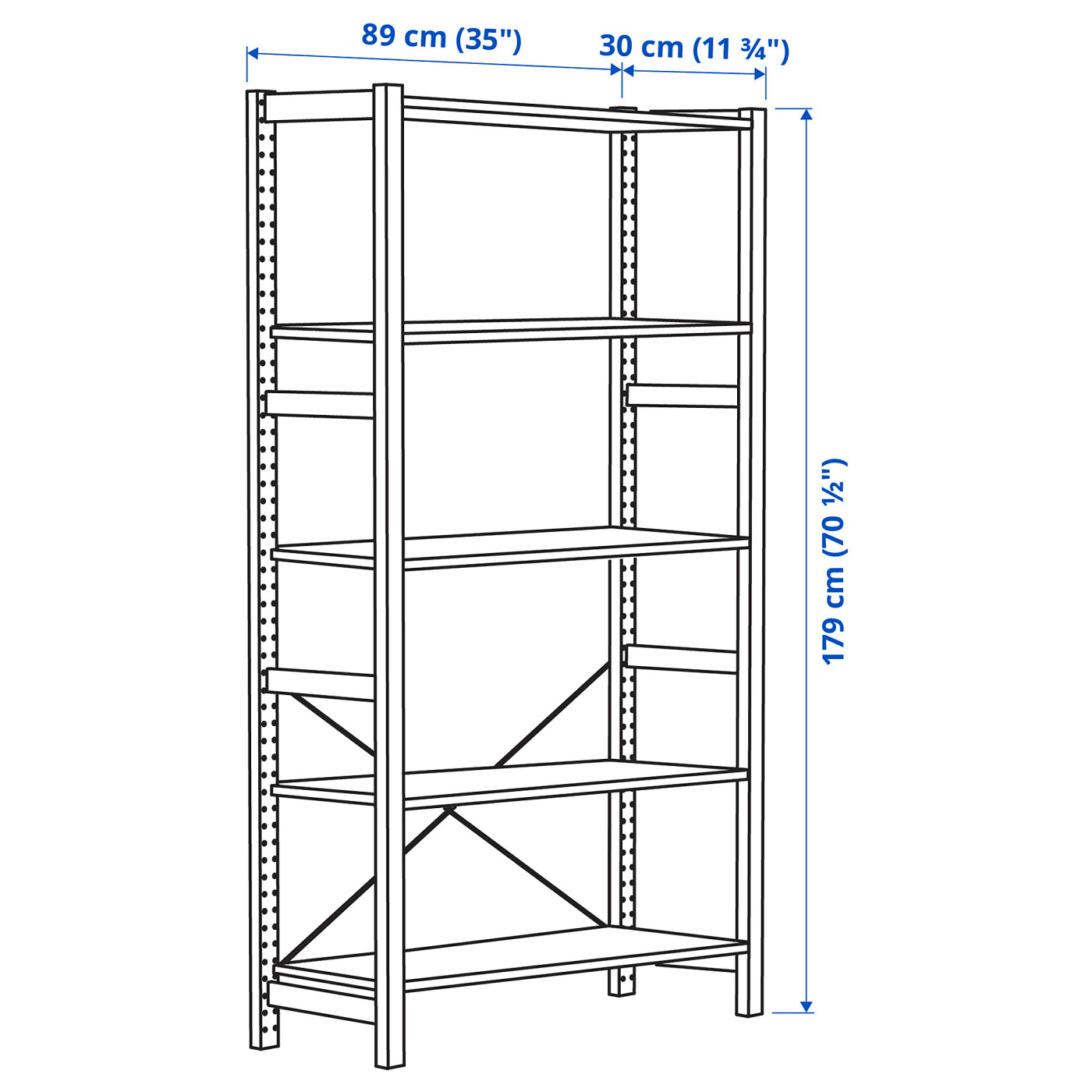 IVAR shelving unit pine - IKEA