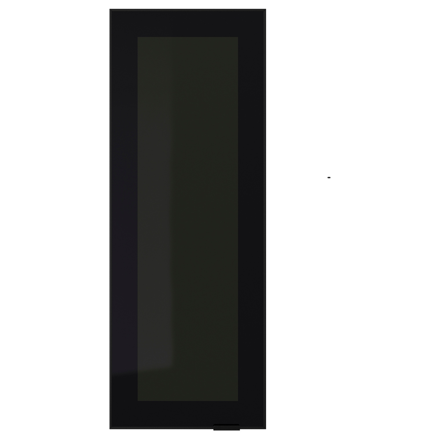 JUTIS glass door smoked glass/black - IKEA