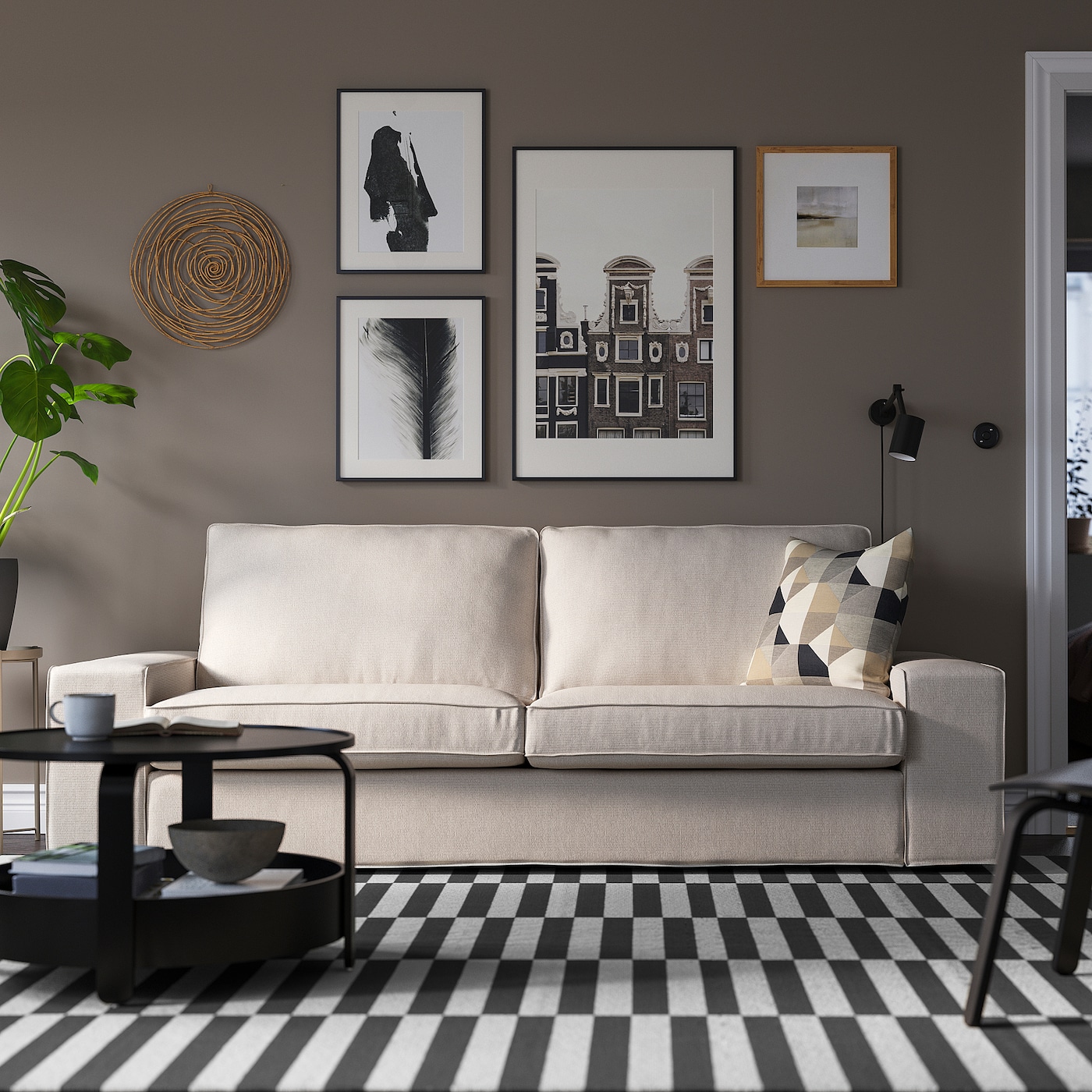 Ikea kivik sofa 3 seater store
