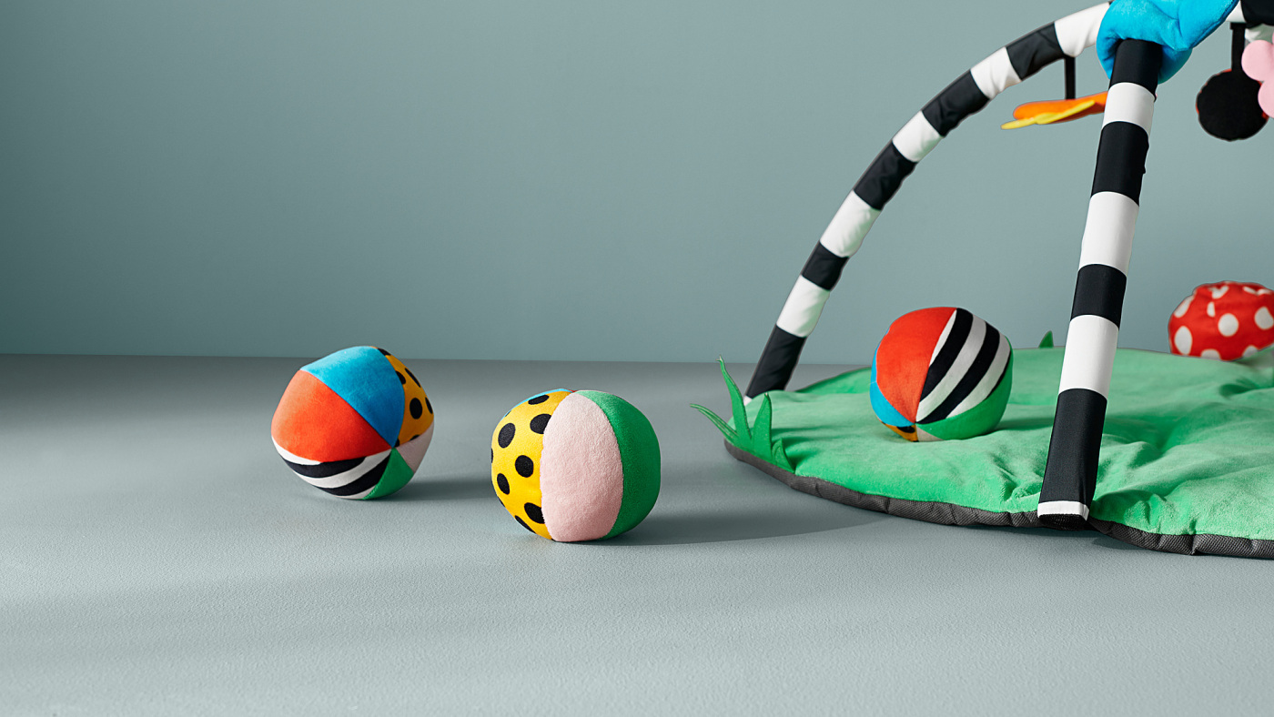 KLAPPA soft toy, ball multicolour - IKEA