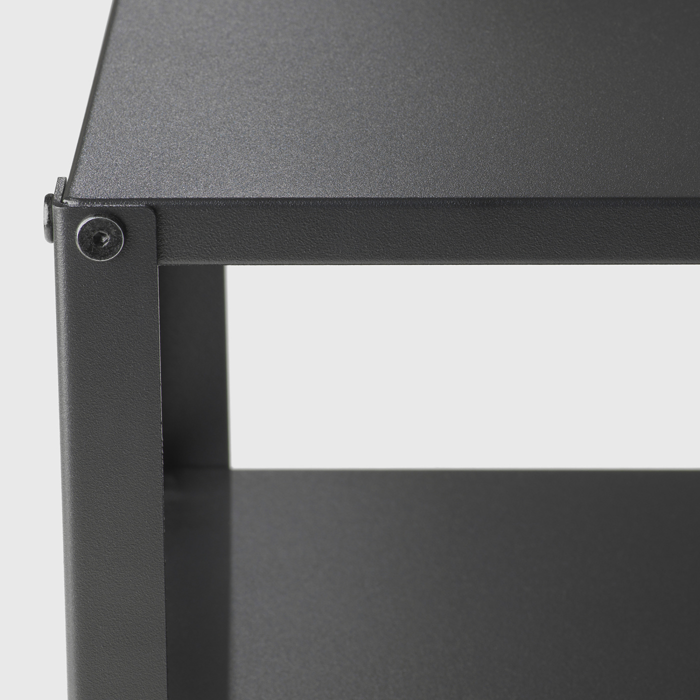 KNARREVIK bedside table black - IKEA