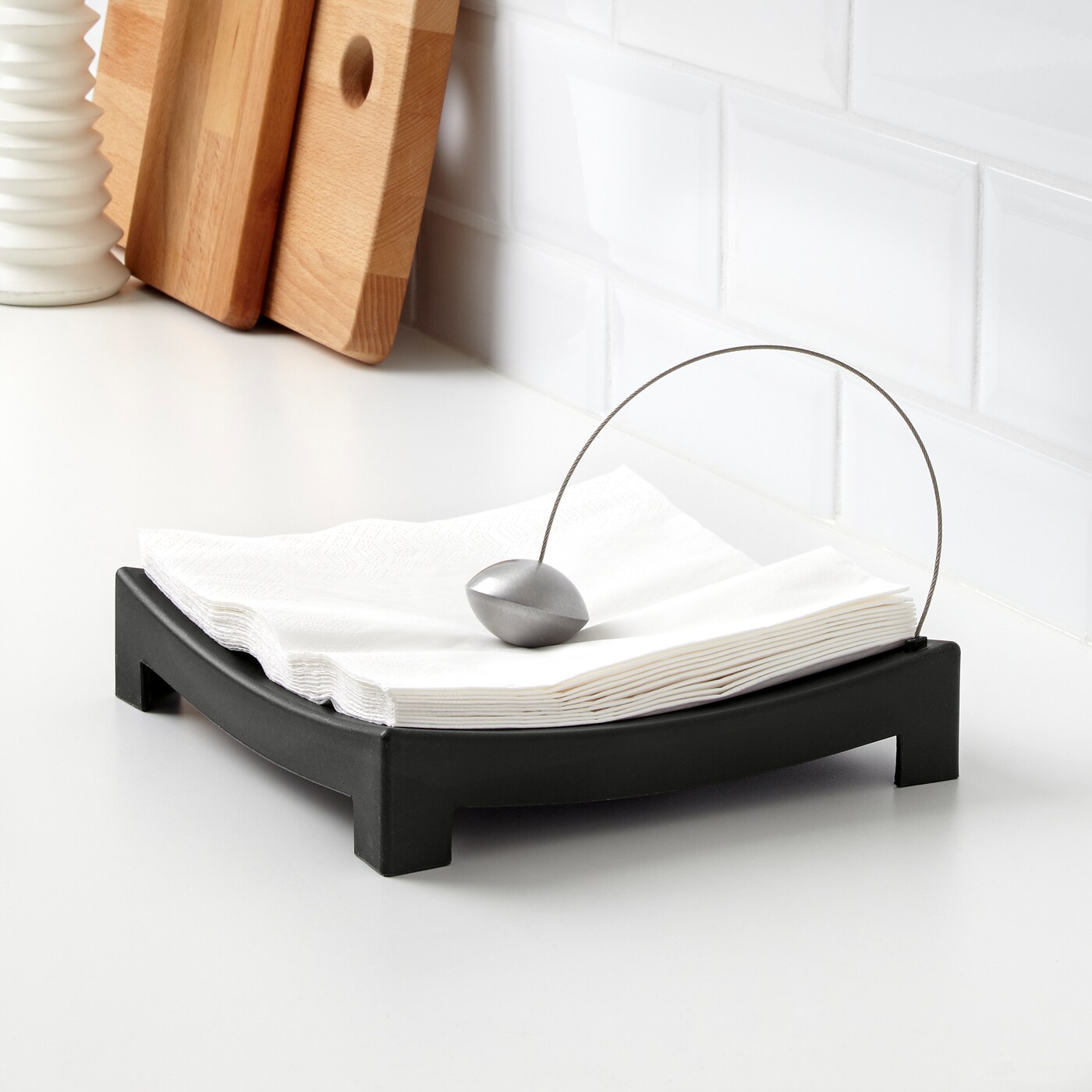 KNYCK napkin holder black IKEA