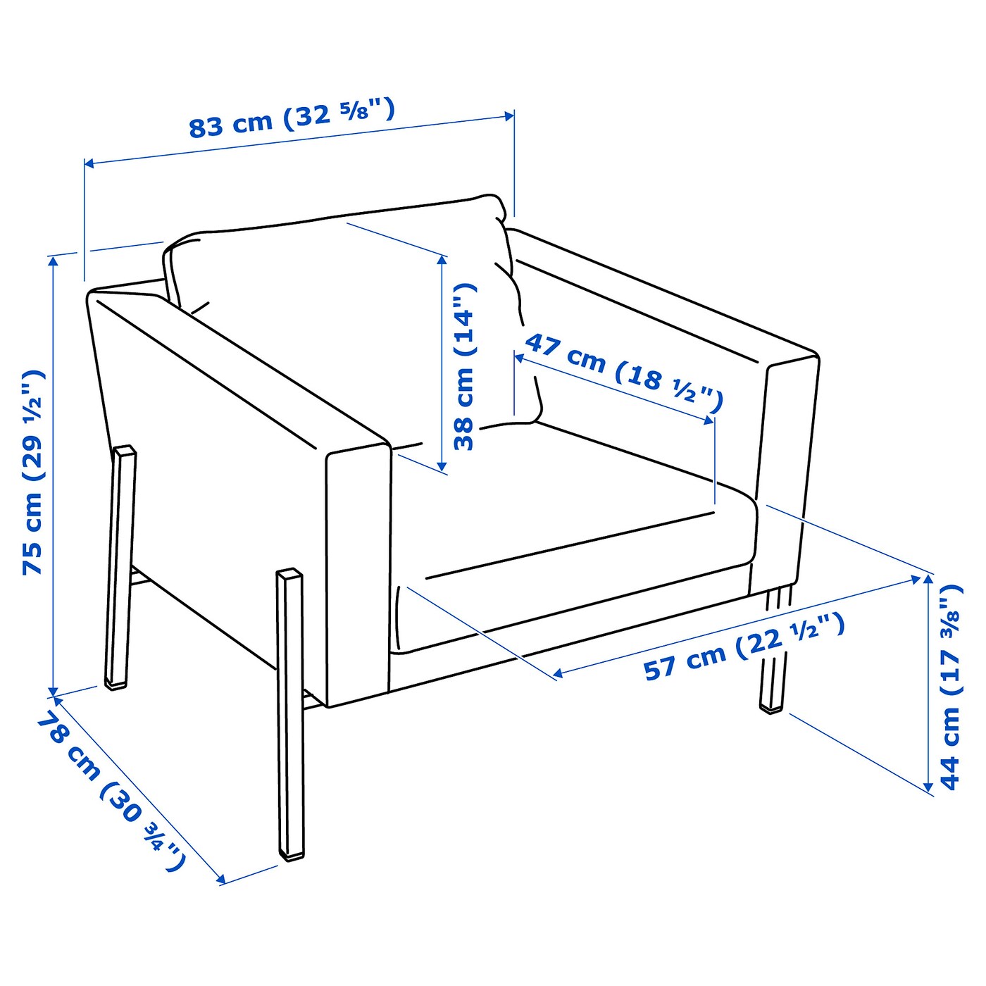 KOARP armchair Gunnared beige/black - IKEA
