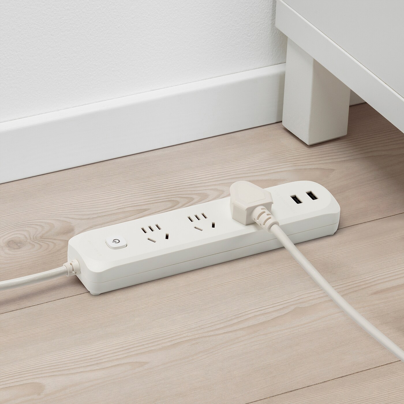 KOPPLA 3-way socket with 2 USB ports - IKEA