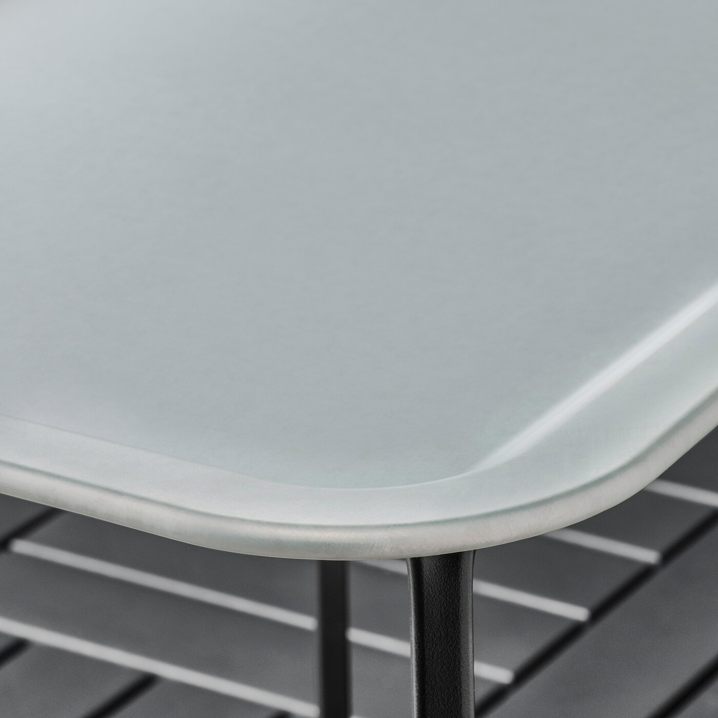 KUNGSHATT tray table, in/outdoor dark grey/grey - IKEA