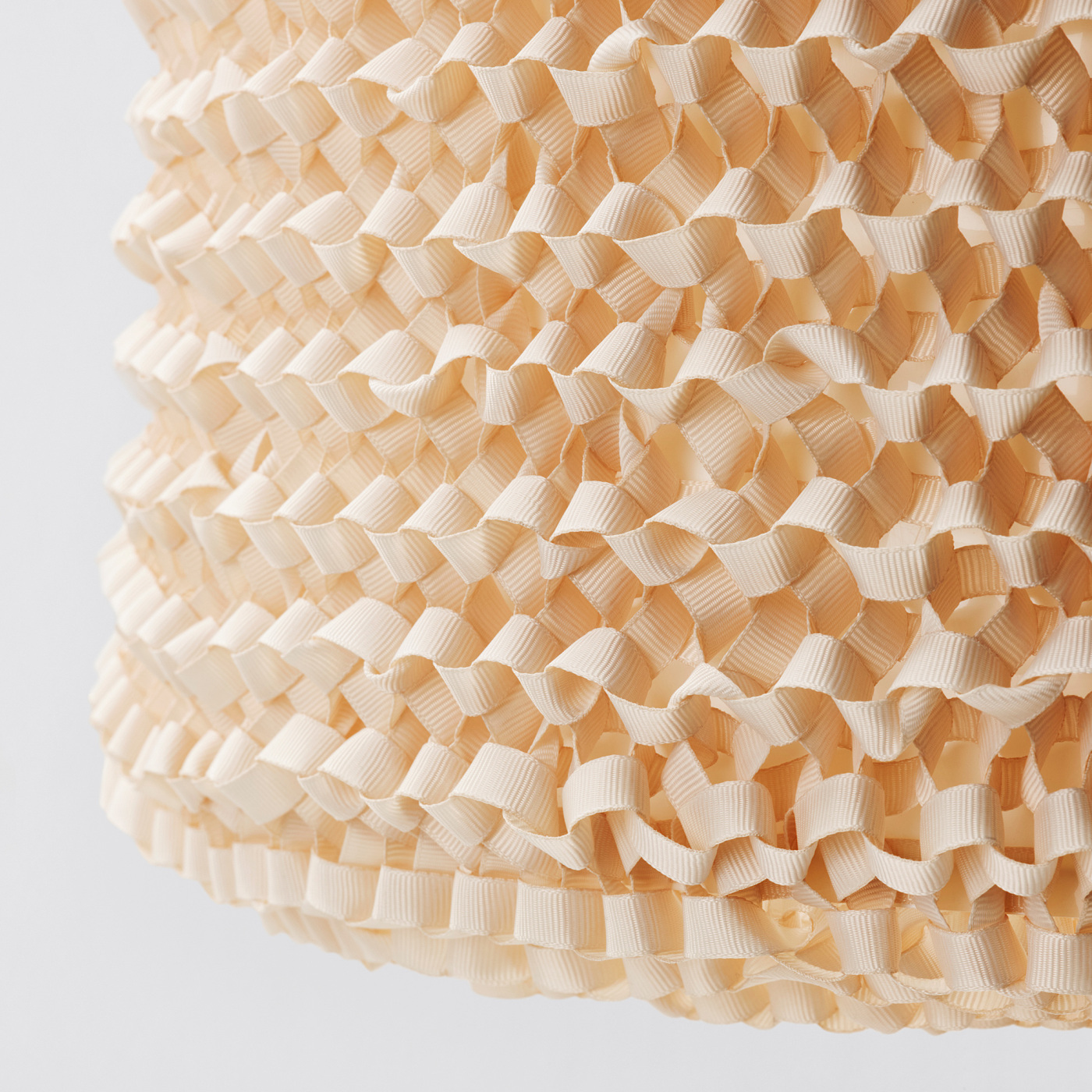 LERGRYN lamp shade knitted beige/handmade - IKEA