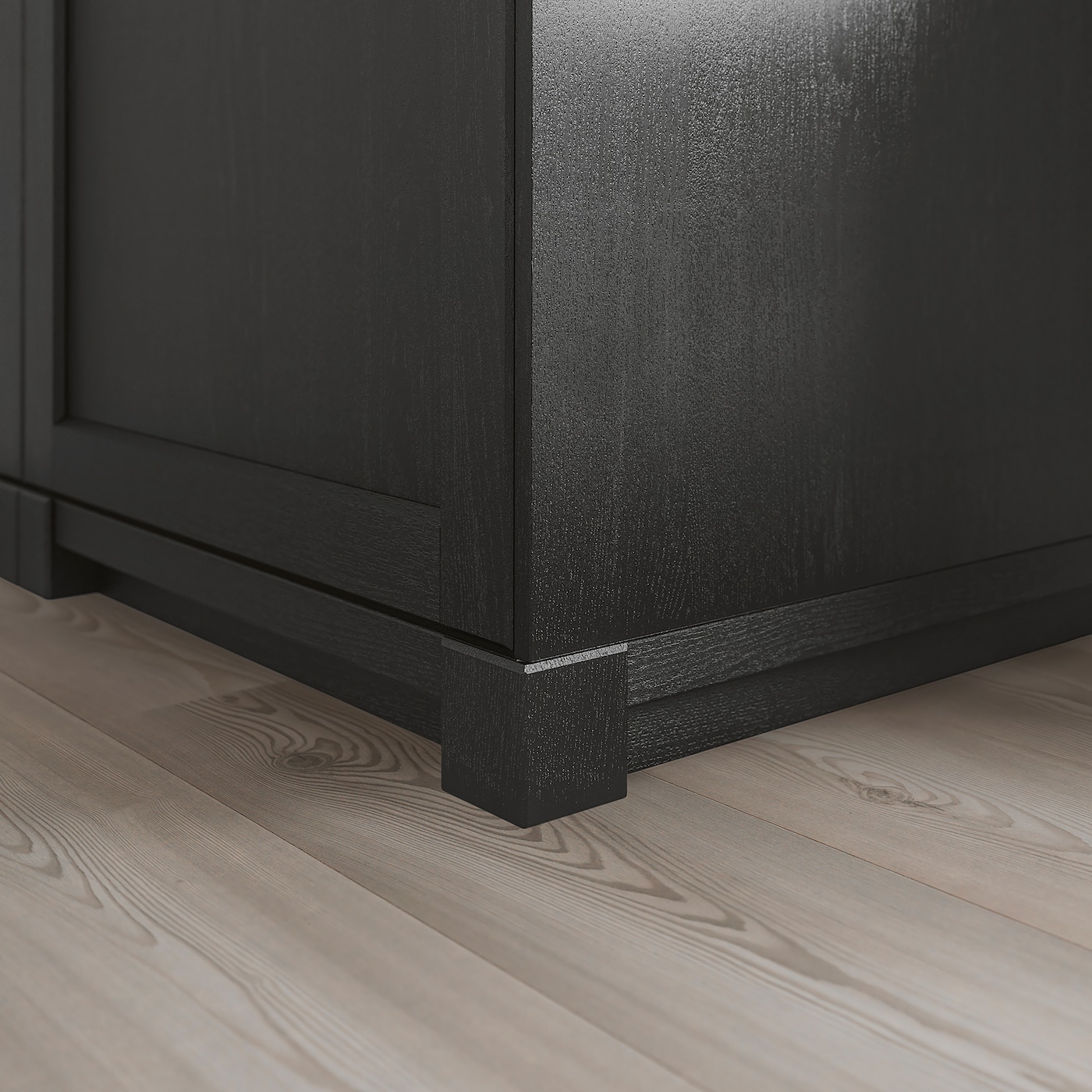 LERHYTTAN decorative plinth black stained IKEA