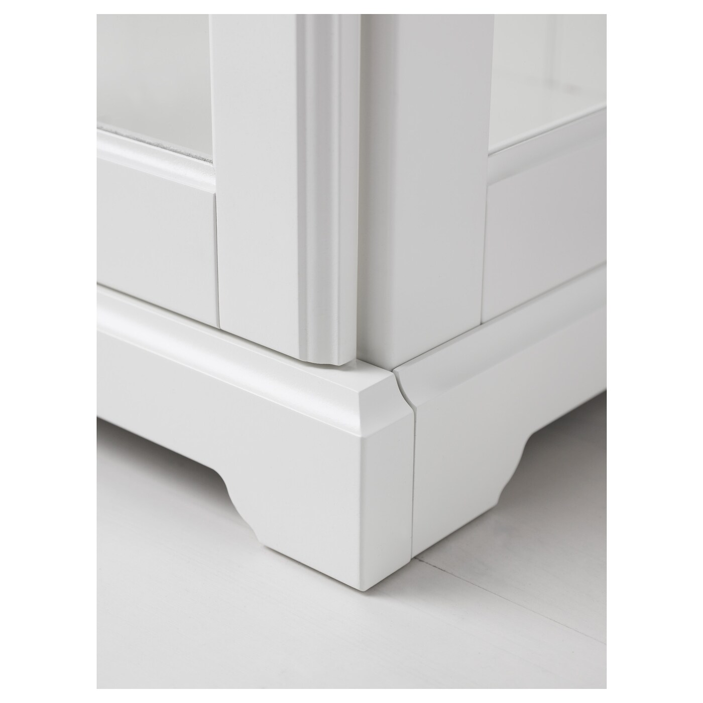 LIATORP glass door cabinet white IKEA
