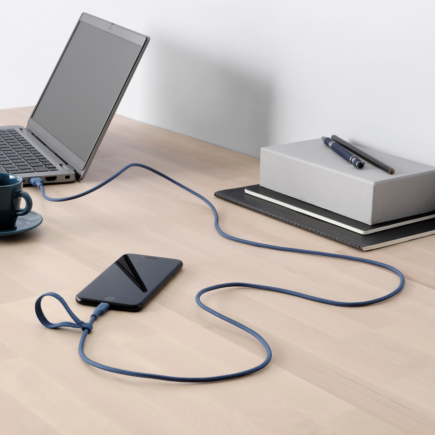 LILLHULT USB-A to lightning blue - IKEA