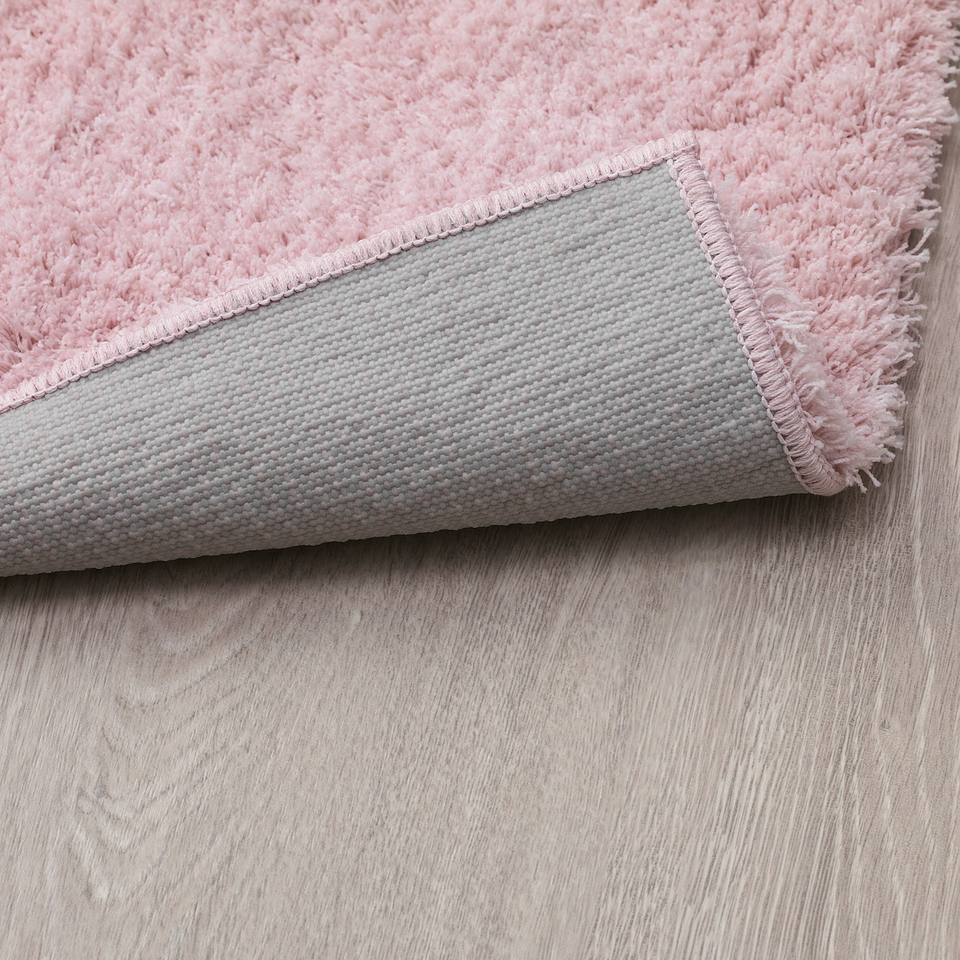 LINDKNUD rug, high pile pink - IKEA