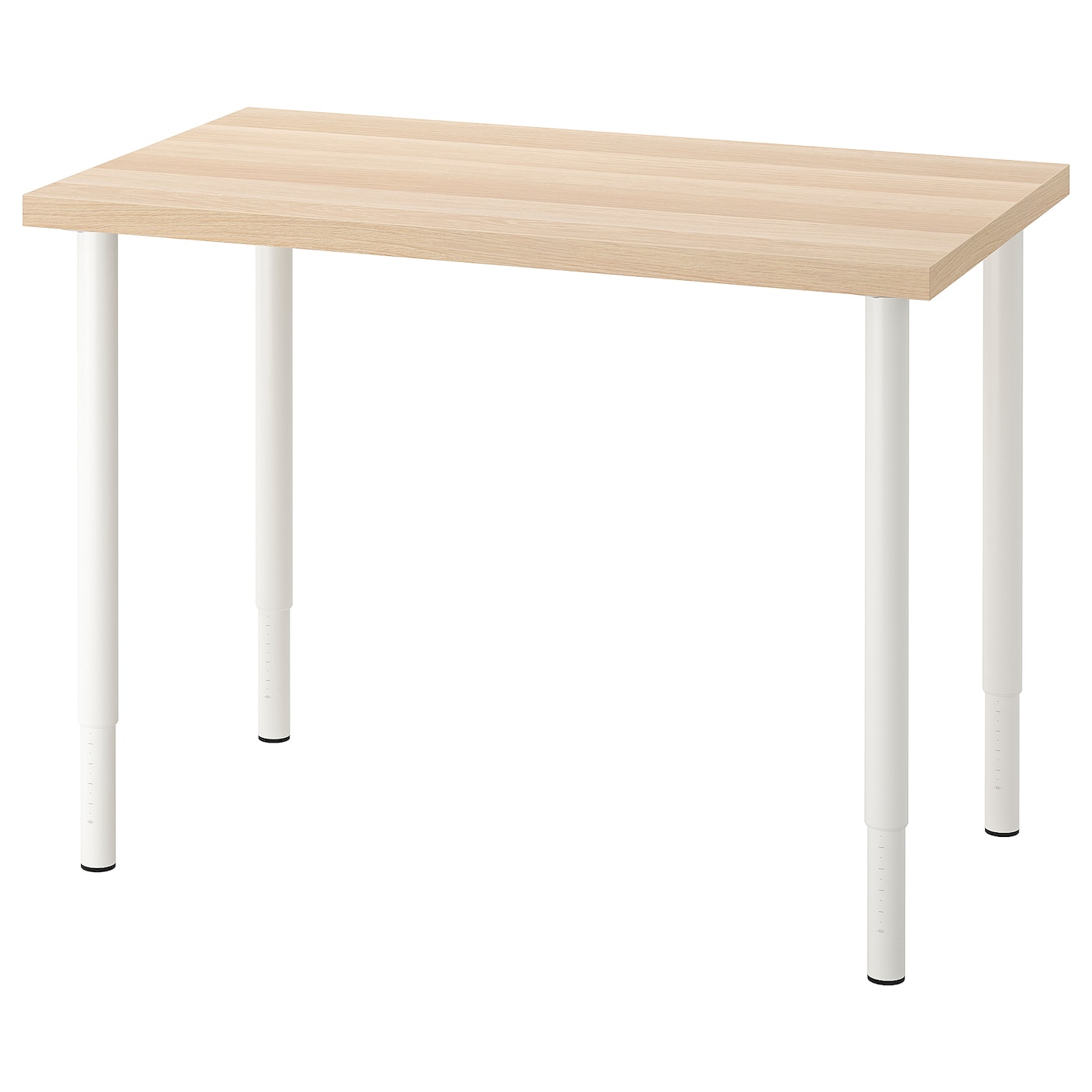 LINNMON OLOV desk white stained oak effect white IKEA