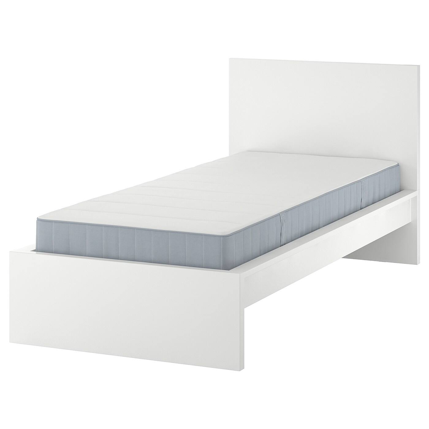 MALM bed frame with mattress white/Vesteröy extra firm - IKEA