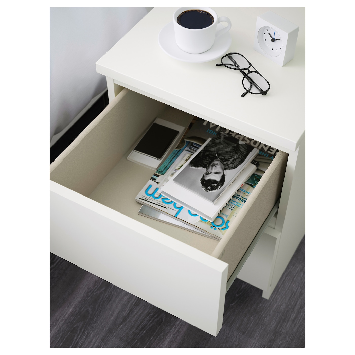 MALM bedroom furniture, set of 3 white - IKEA