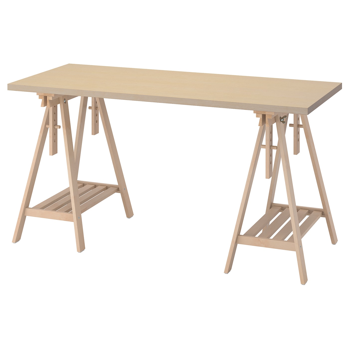 MÅLSKYTT / MITTBACK desk birch - IKEA