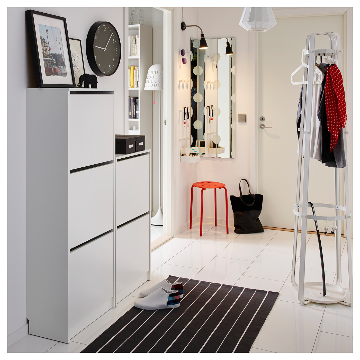 MARIUS stool red - IKEA