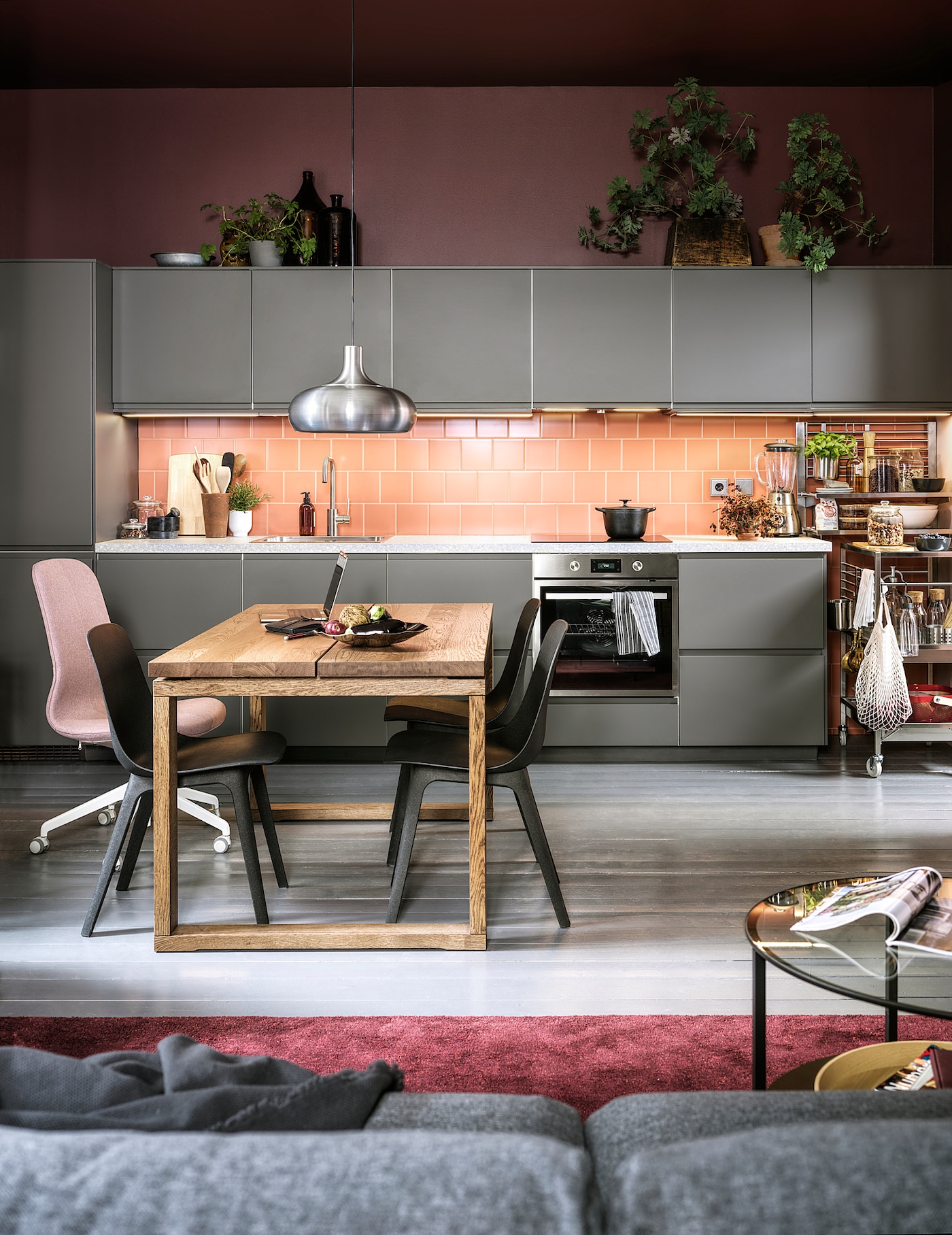 MITTLED LED kitchen worktop lighting strip dimmable aluminium-colour - IKEA