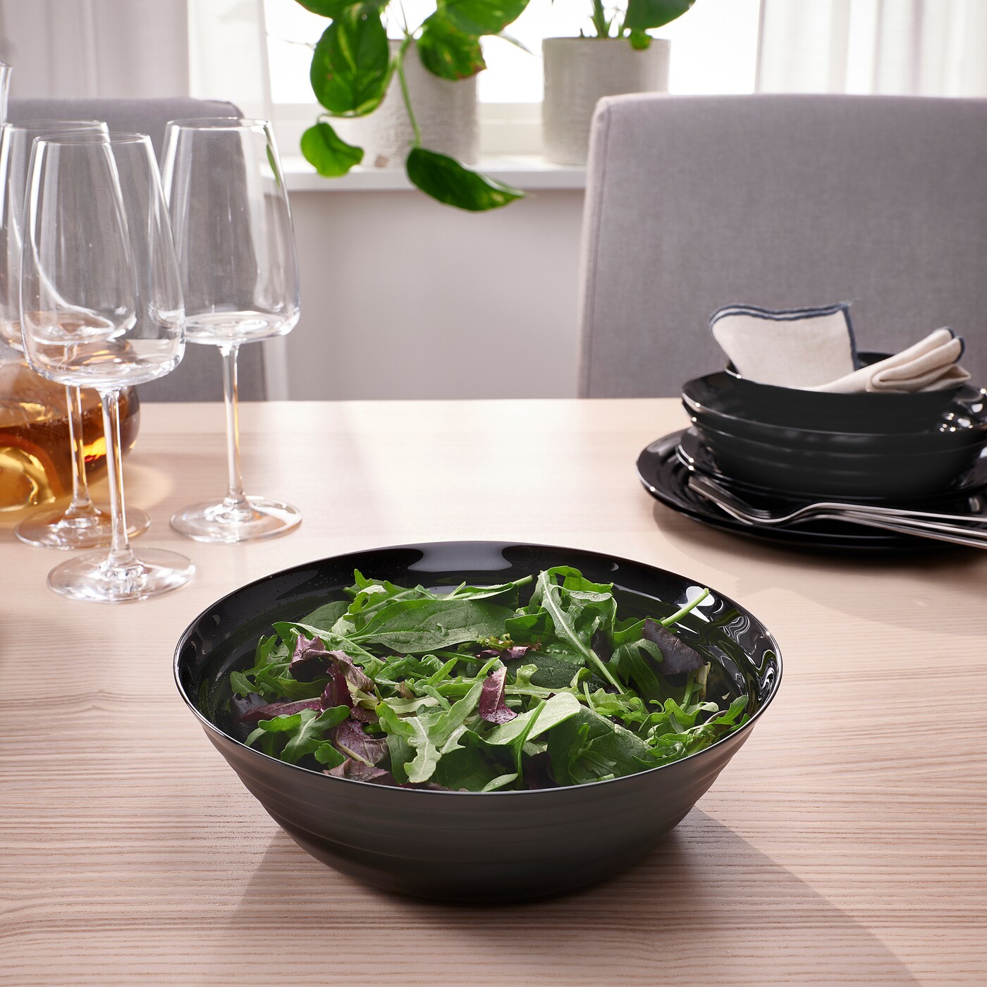 NÄTBARB serving bowl black - IKEA