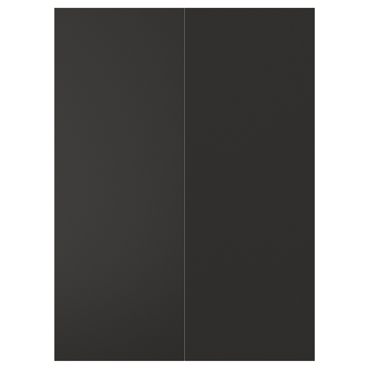 NICKEBO 2-p door f corner base cabinet set matt anthracite - IKEA