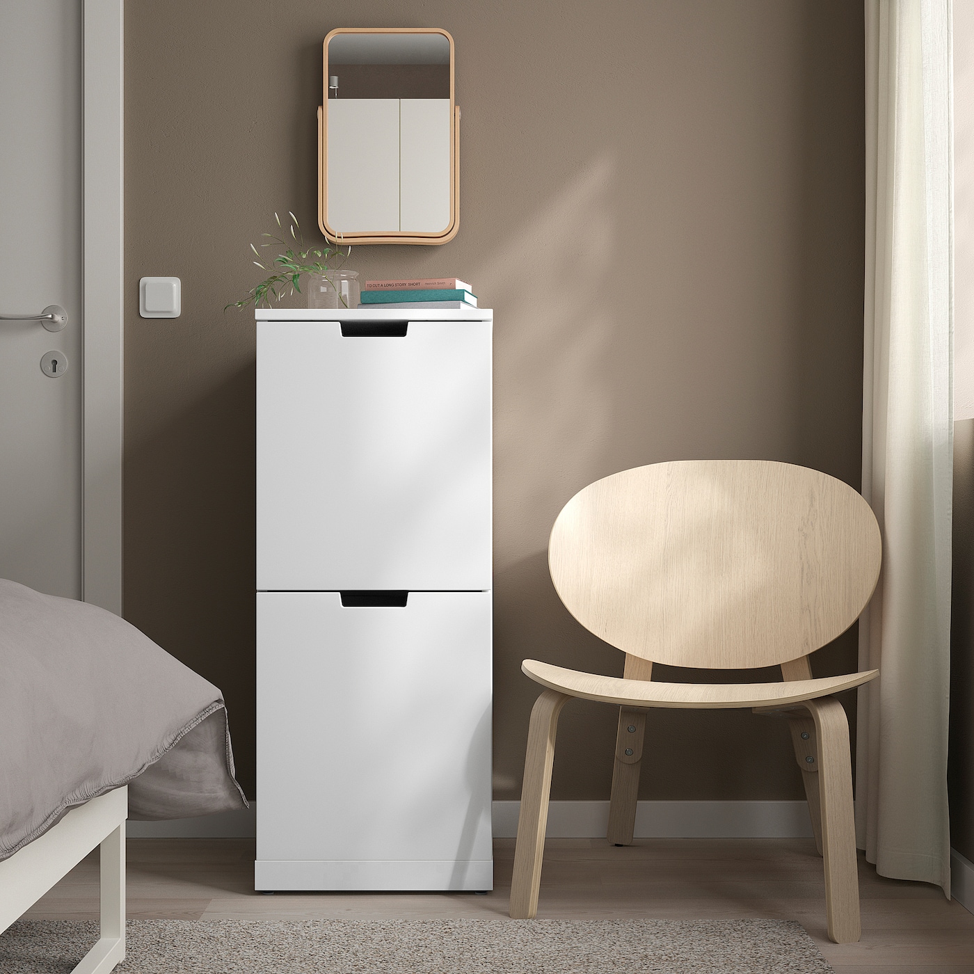 Ikea nordli 2 drawer store
