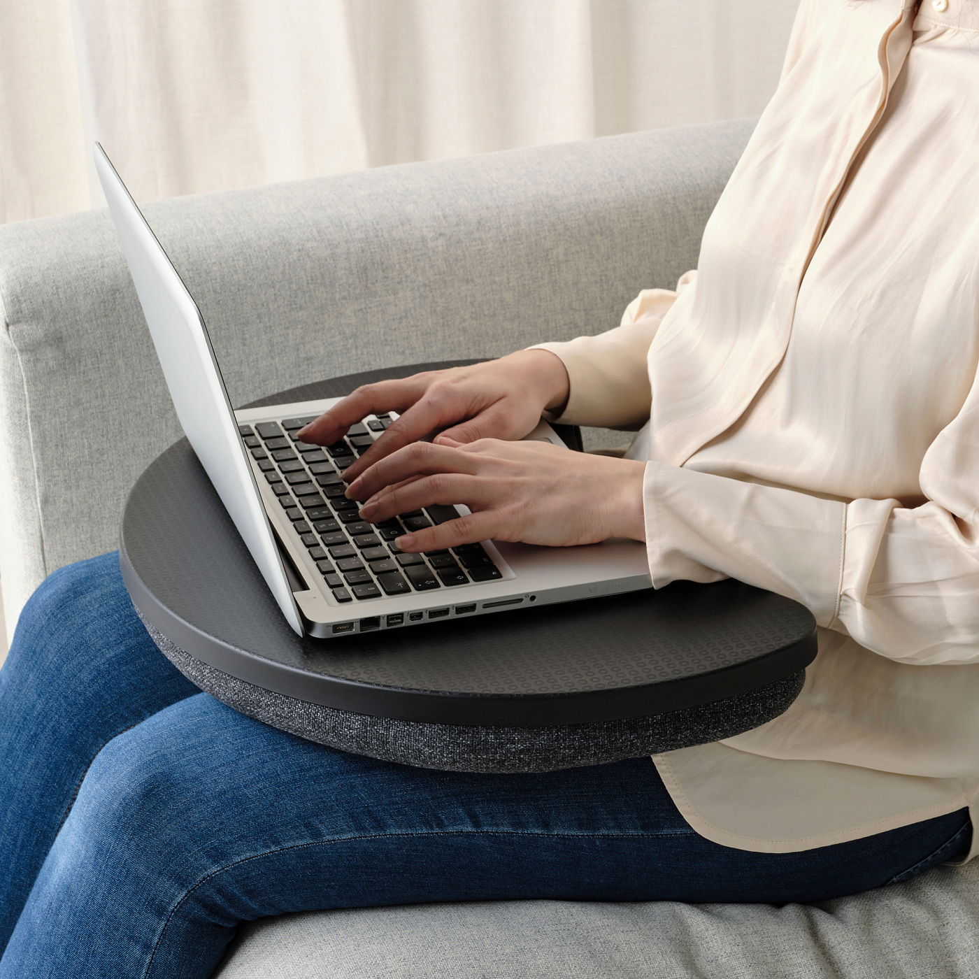 ÖJULF laptop support dark grey - IKEA