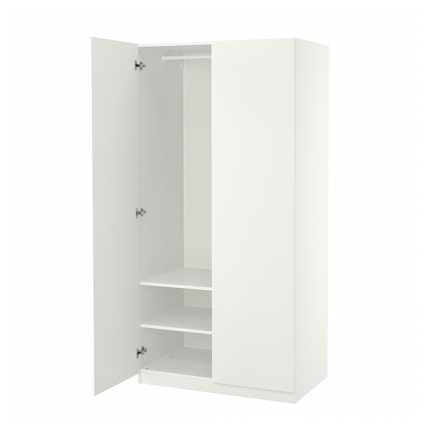 PAX / FORSAND wardrobe white/white - IKEA