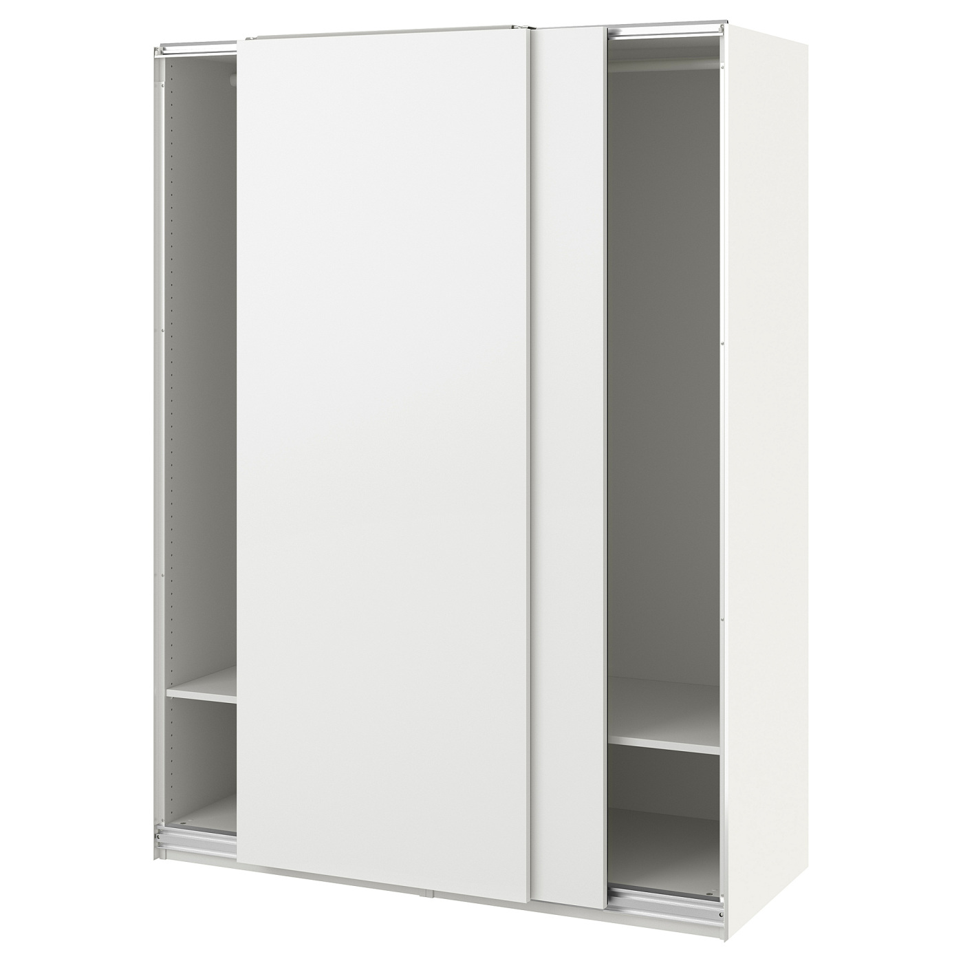 PAX / HASVIK wardrobe combination white/white - IKEA