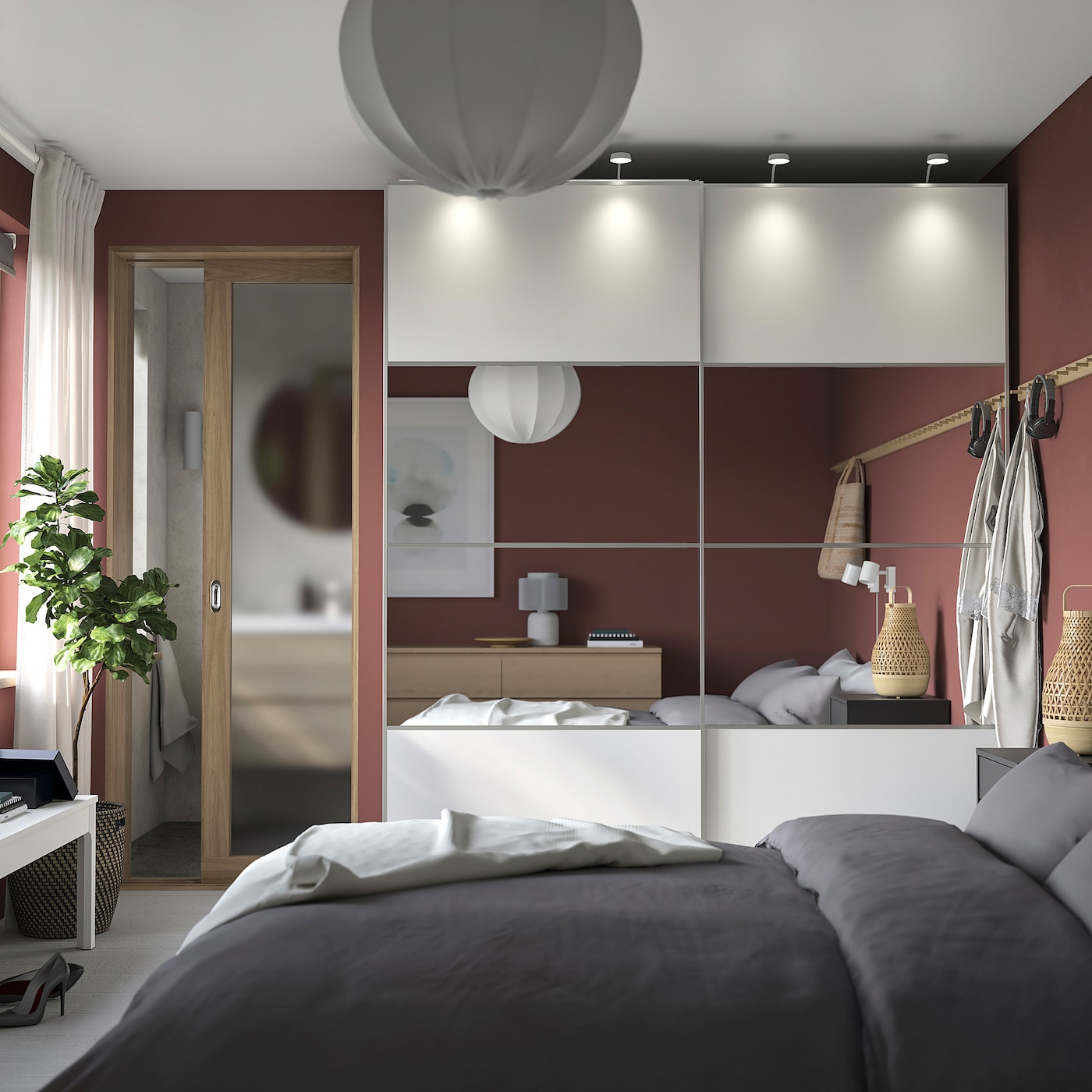 Ikea farvik white glass store