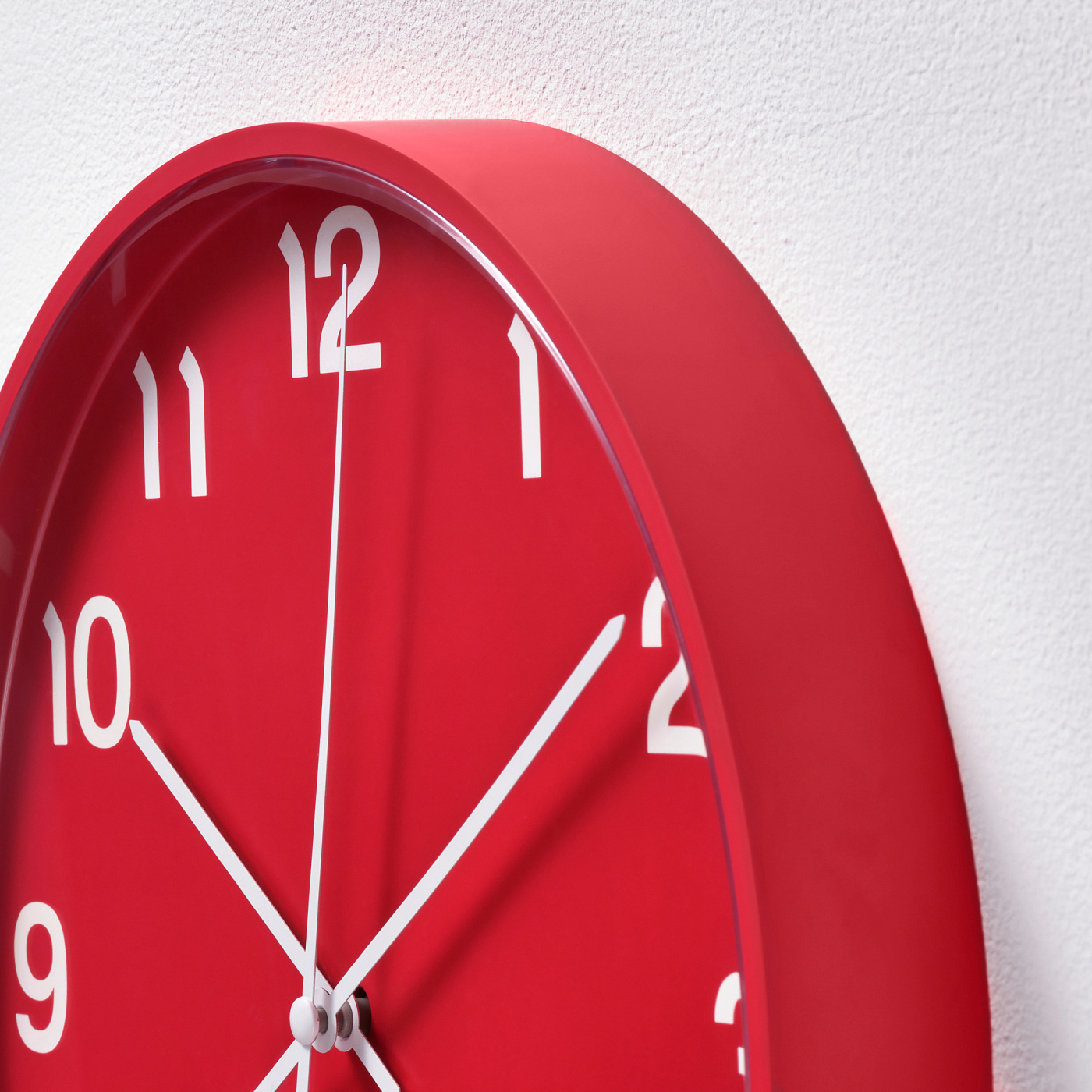 PLUTTIS wall clock red - IKEA