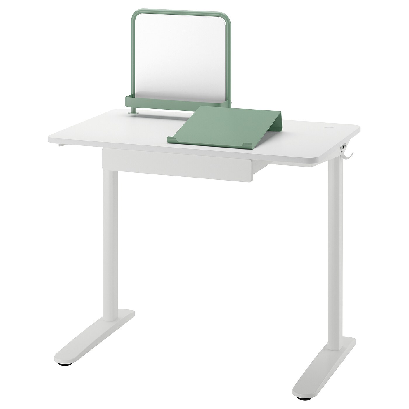 RELATERA desk combination white/light grey-green - IKEA