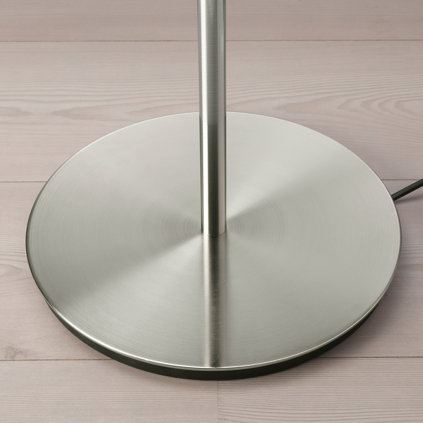 RINGSTA / SKAFTET floor lamp white/nickel-plated - IKEA