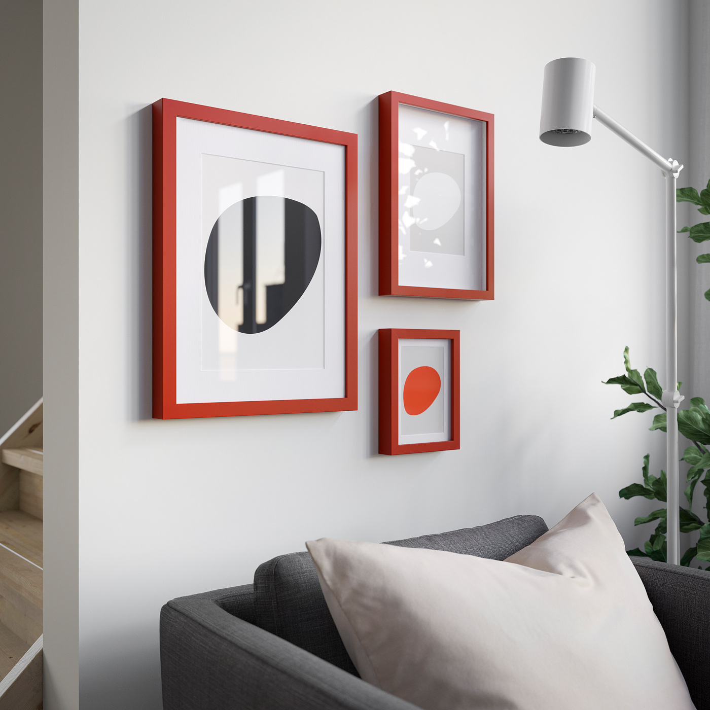 RÖDALM frame red - IKEA
