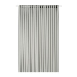 ROSENROBINIA sheer curtain, 1 piece light grey - IKEA