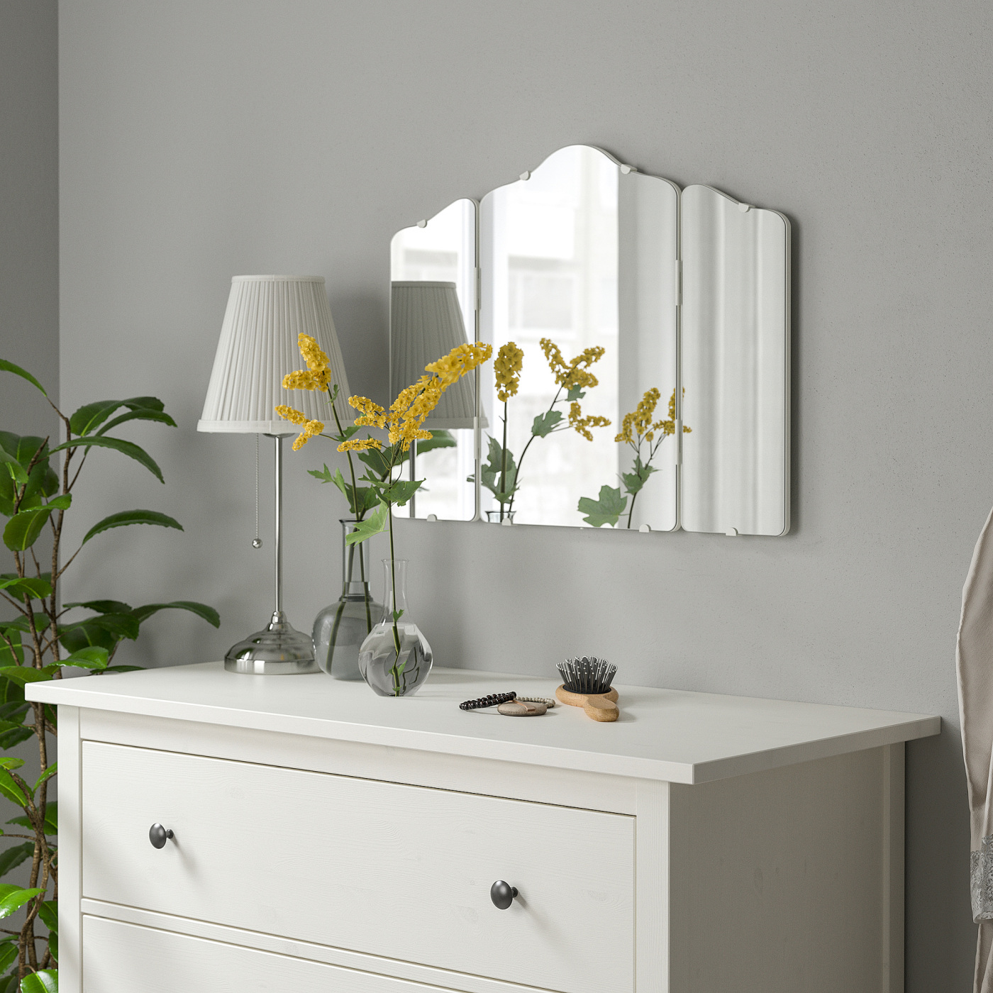 ROSSARED tri-fold mirror - IKEA