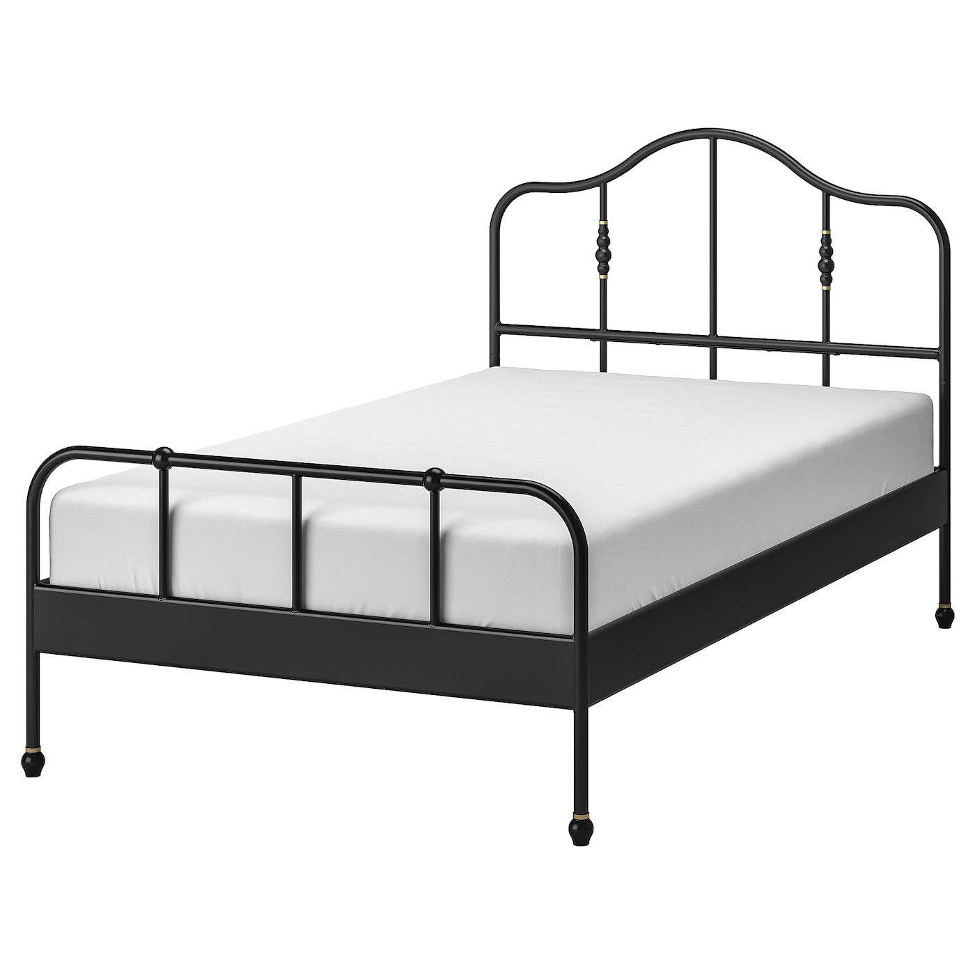 SAGSTUA bed frame black Lonset IKEA