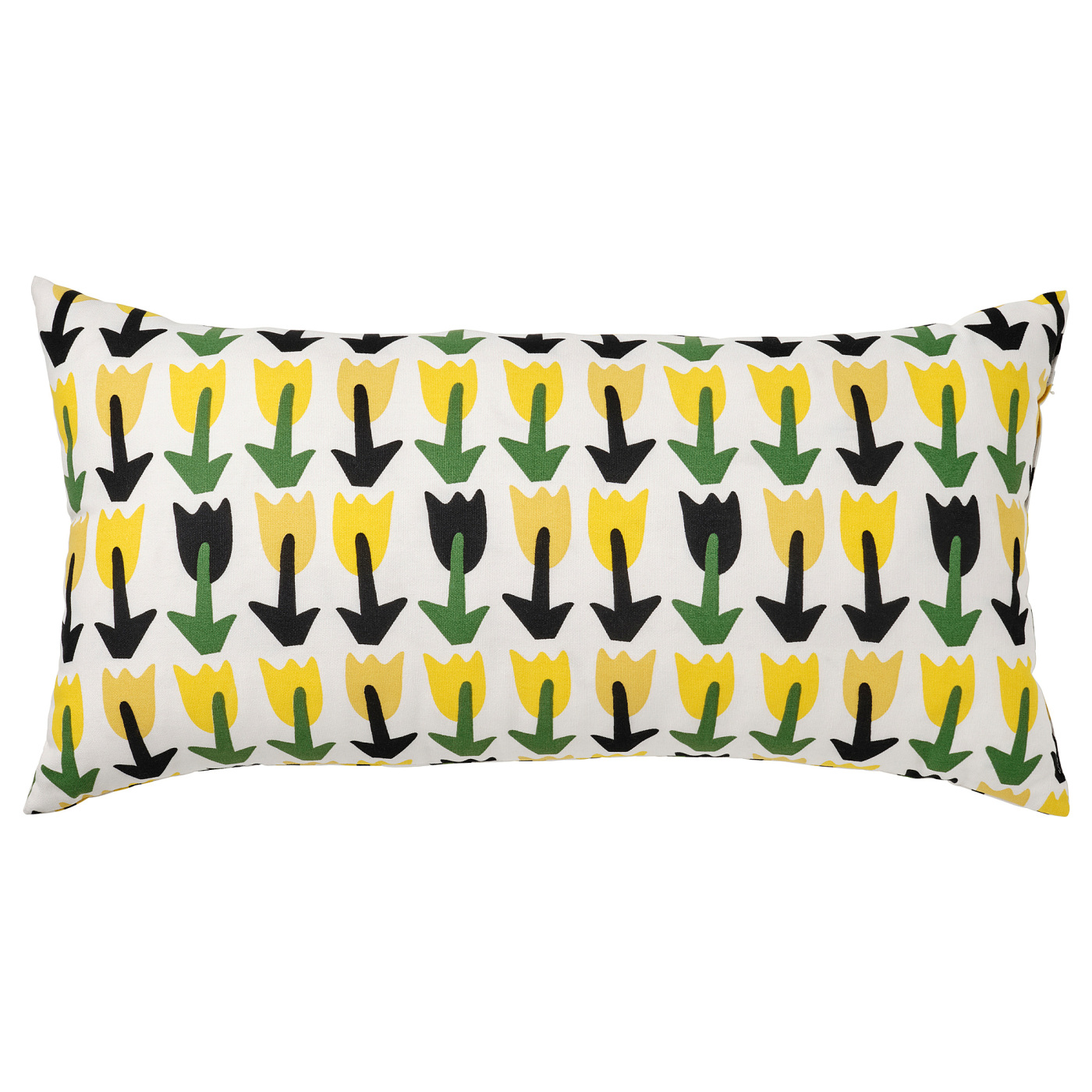 SANDMOTT cushion green/yellow - IKEA