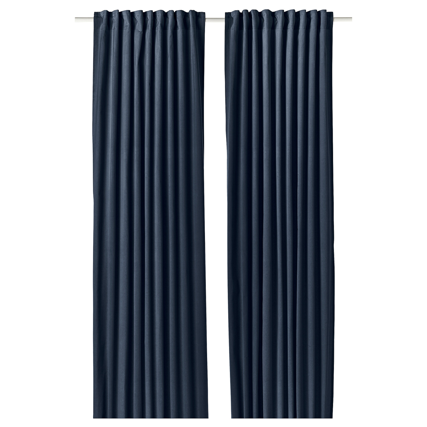SANELA curtains, 1 pair dark blue - IKEA