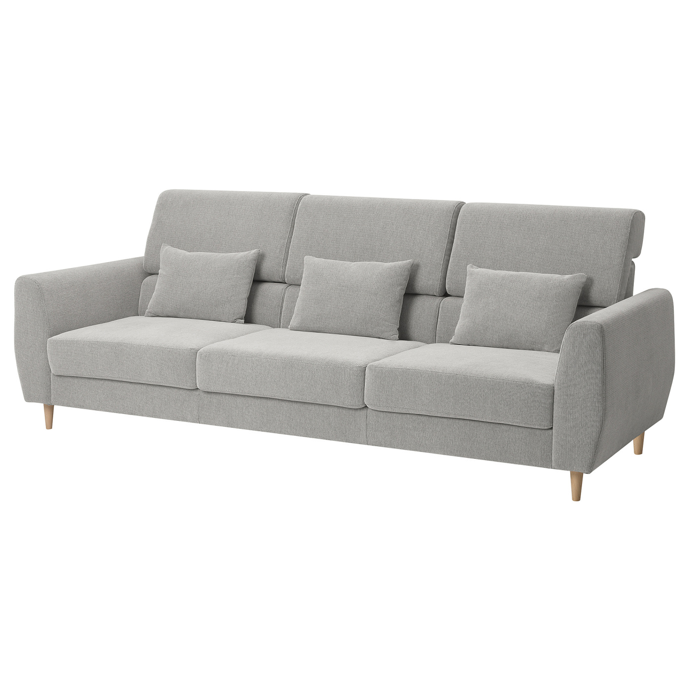 SLATORP 3-seat sofa Tallmyra white/black - IKEA