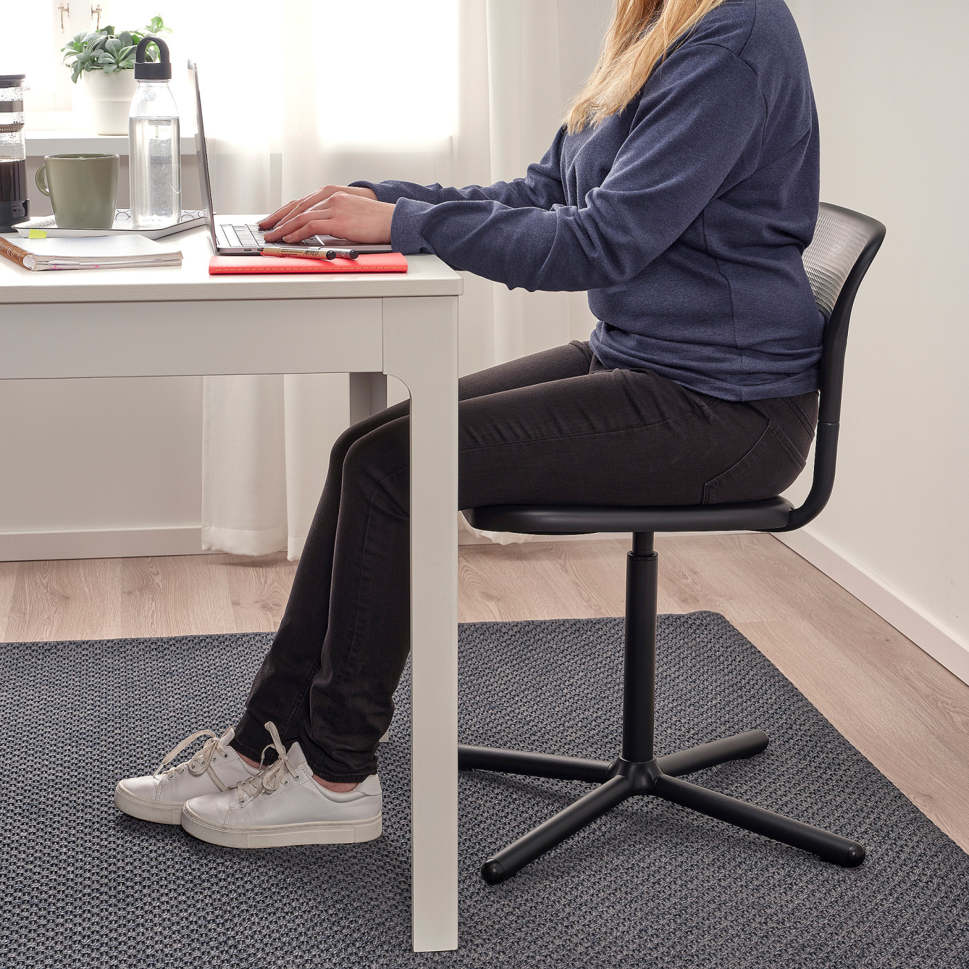 SMÄLLEN swivel chair black - IKEA