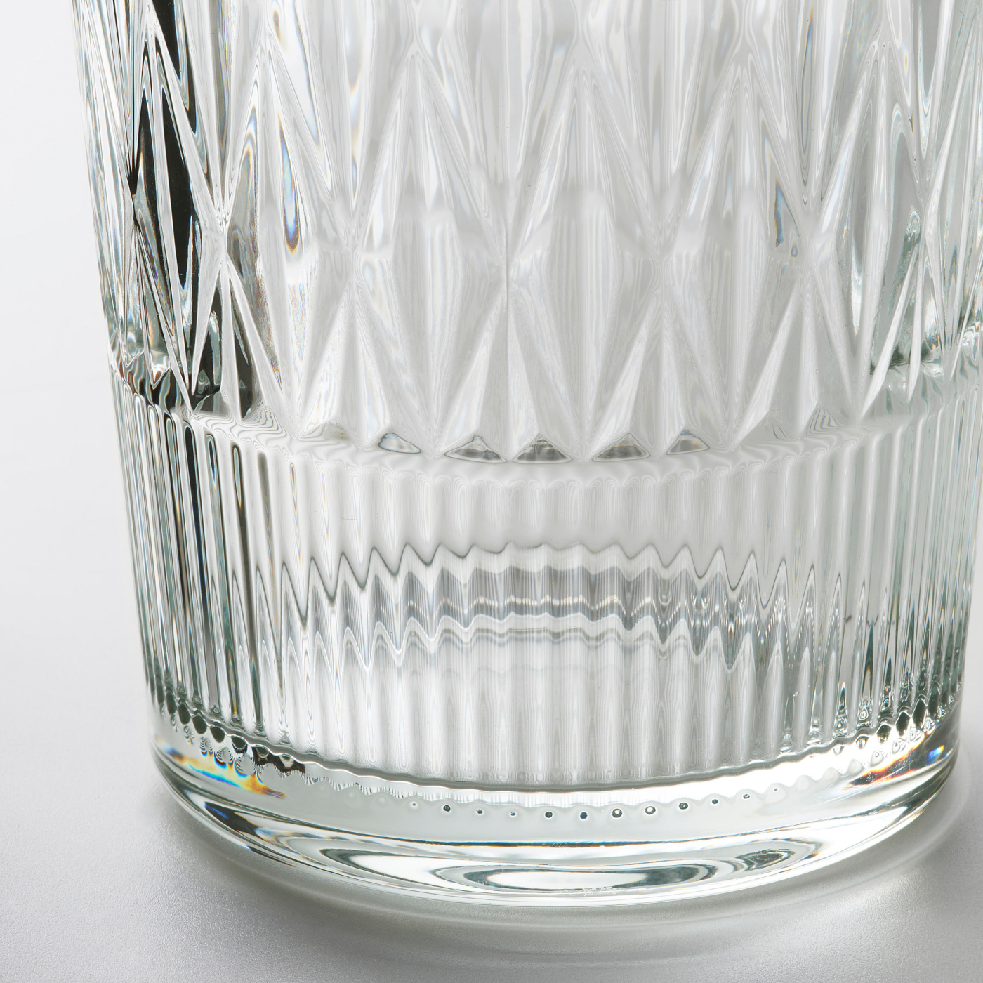 SMÄLLSPIREA vase clear glass/patterned - IKEA