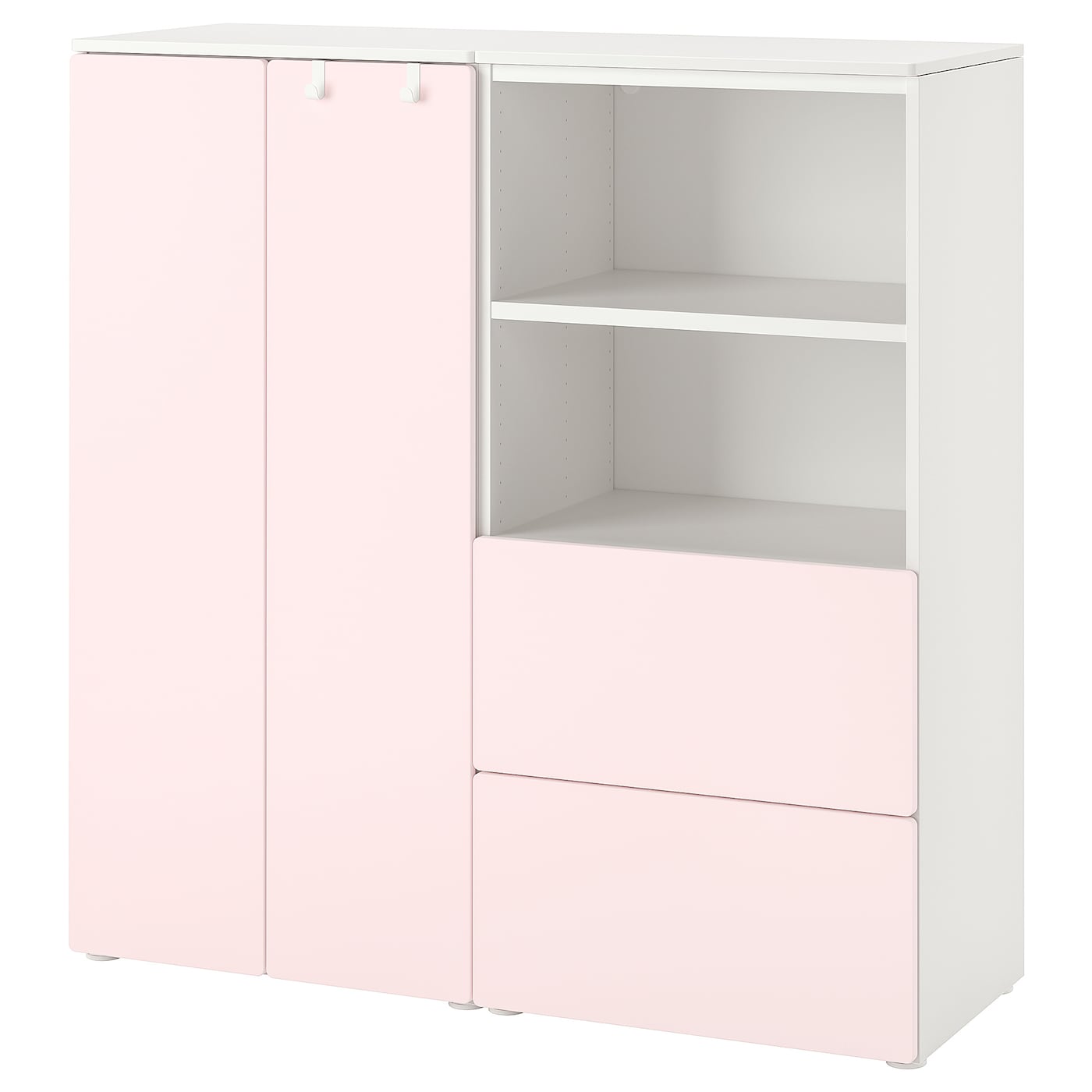 Ikea pink and white wardrobe store
