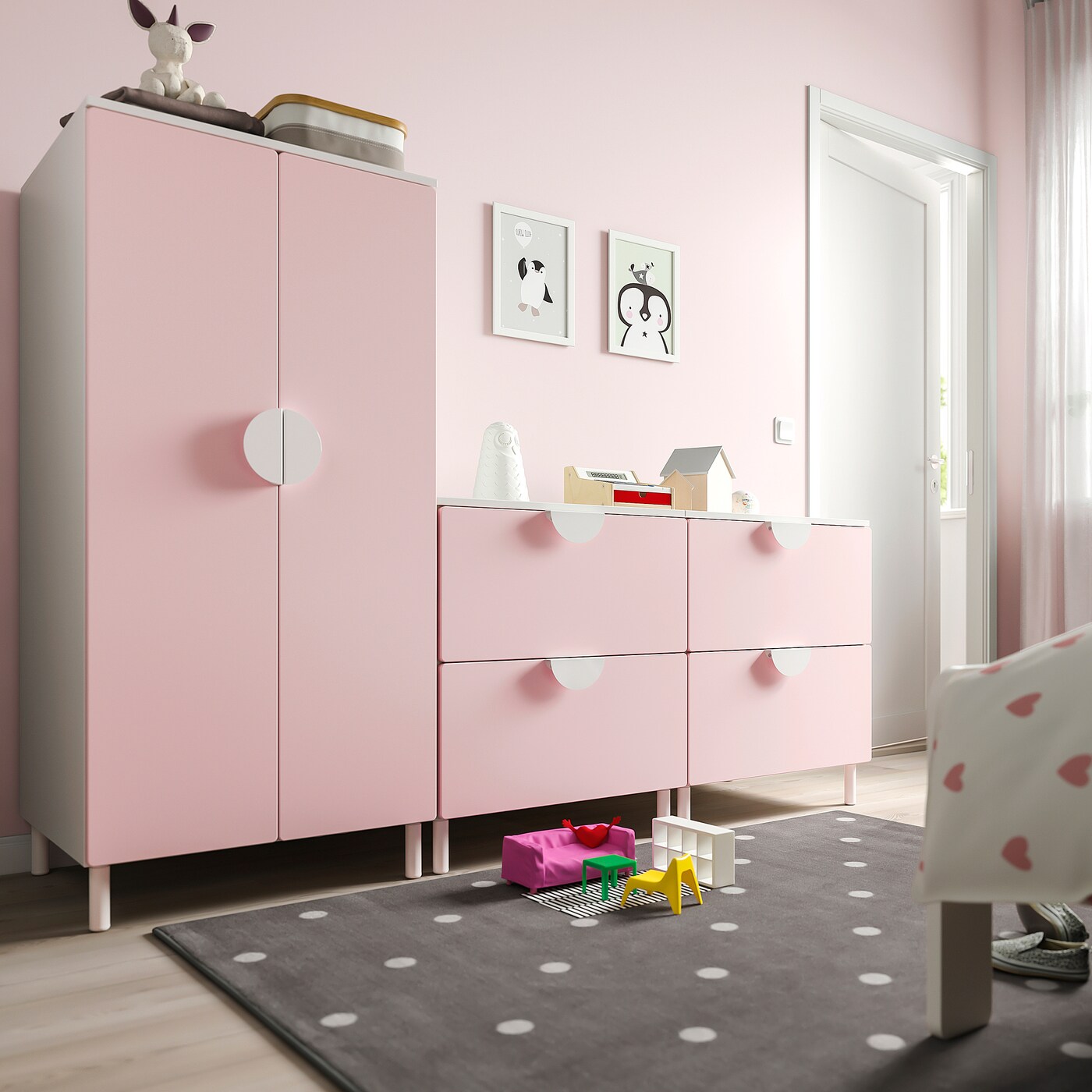 Ikea pink cupboard store