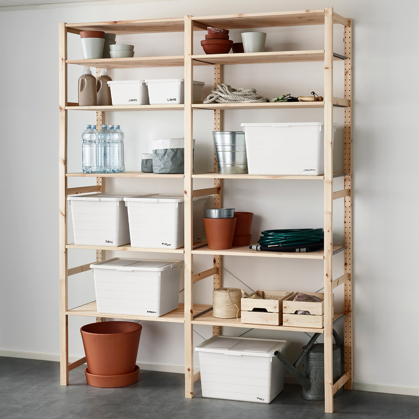 SOCKERBIT box with lid white - IKEA