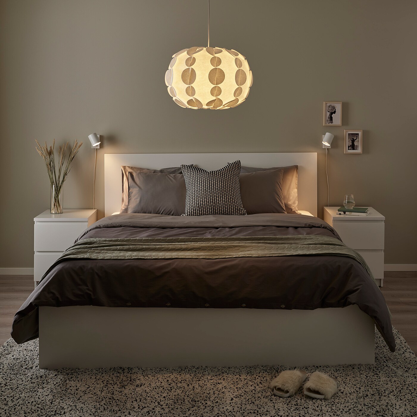 SOLHETTA LED bulb E27 806 lumen dimmable/globe opal white - IKEA