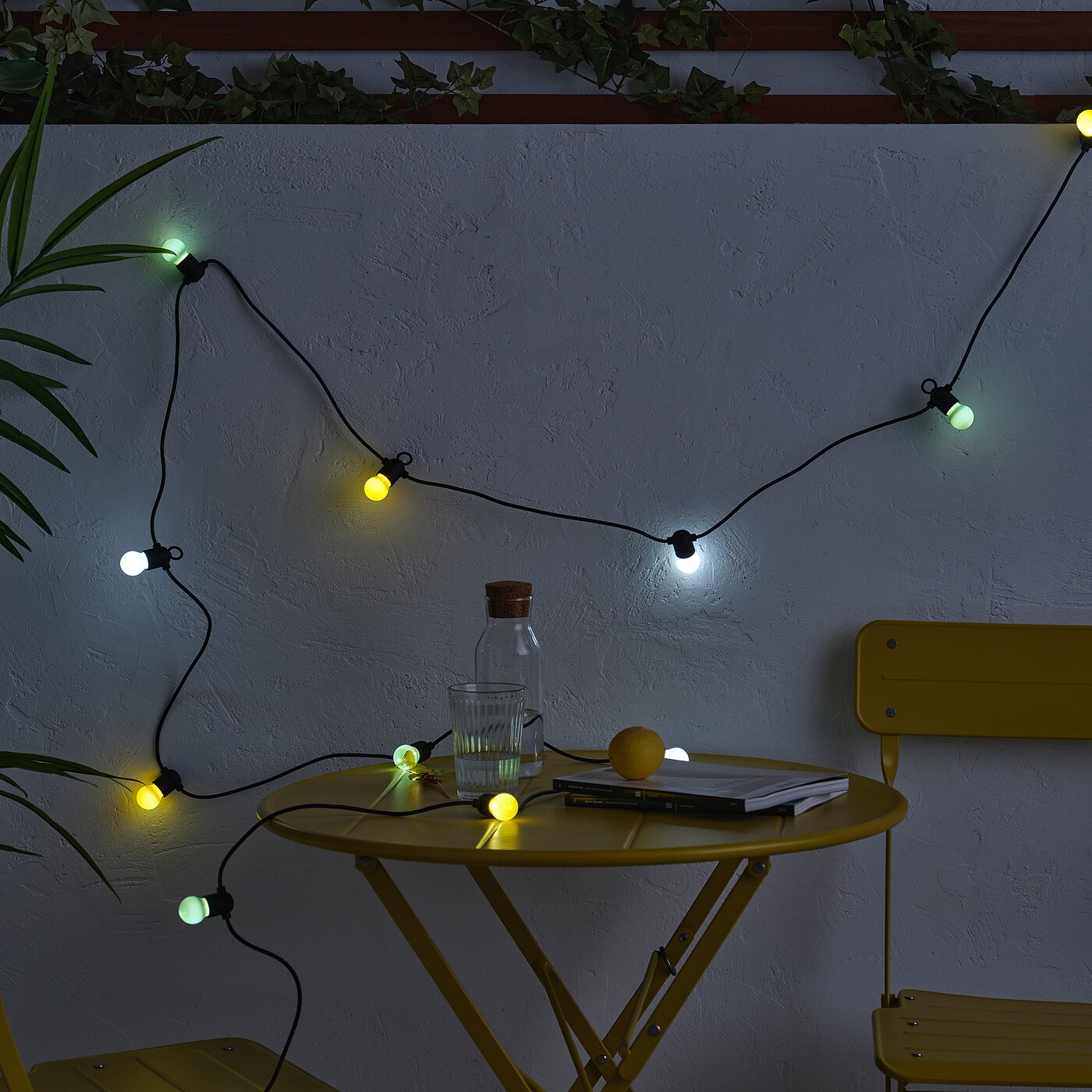 SOLVINDEN LED lighting chain with 12 bulbs battery-operated/outdoor ...