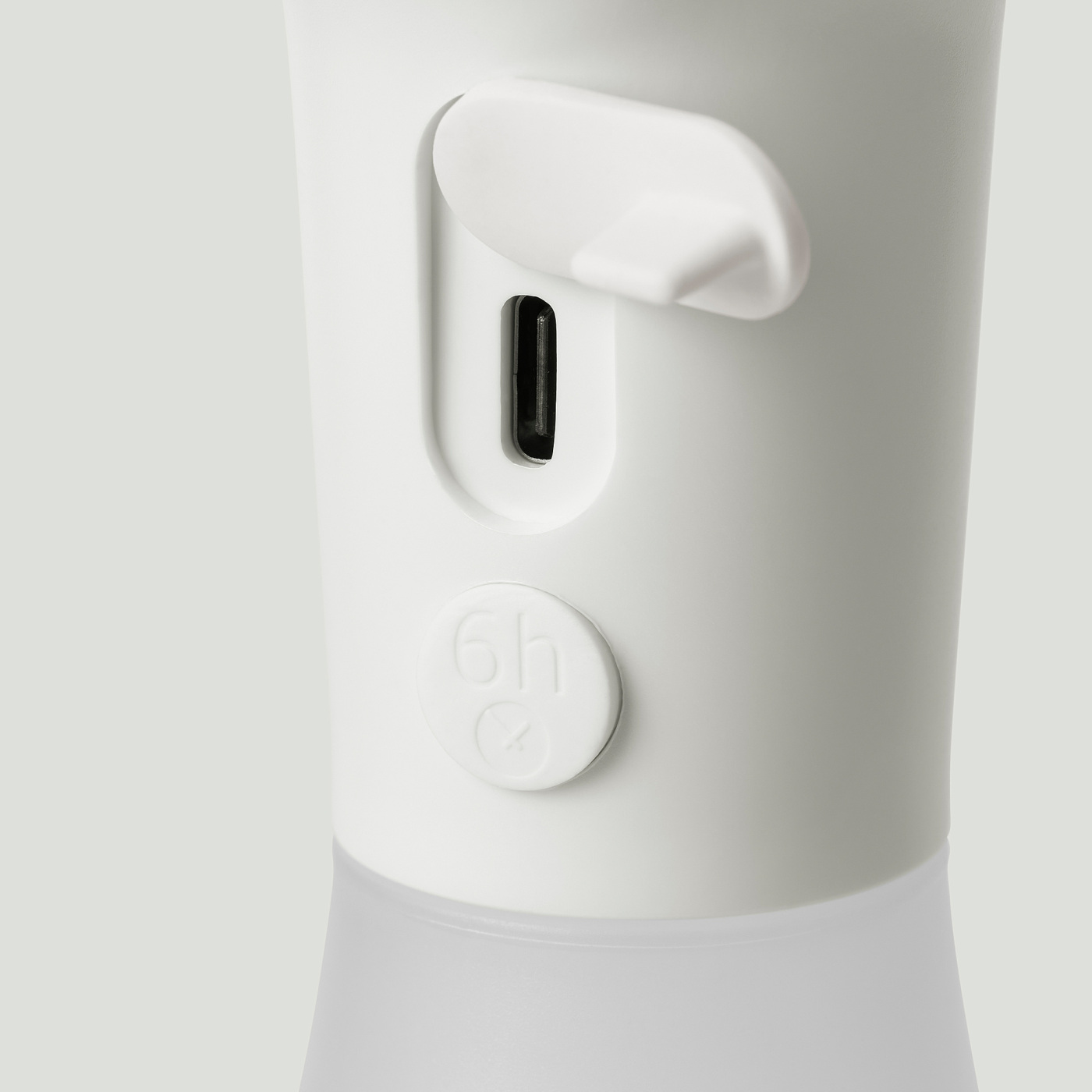 SOLVINDEN LED table lamp battery-operated outdoor/cone-shaped white - IKEA